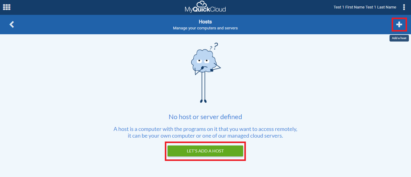 How To - Add a Host - MyQuickCloud
