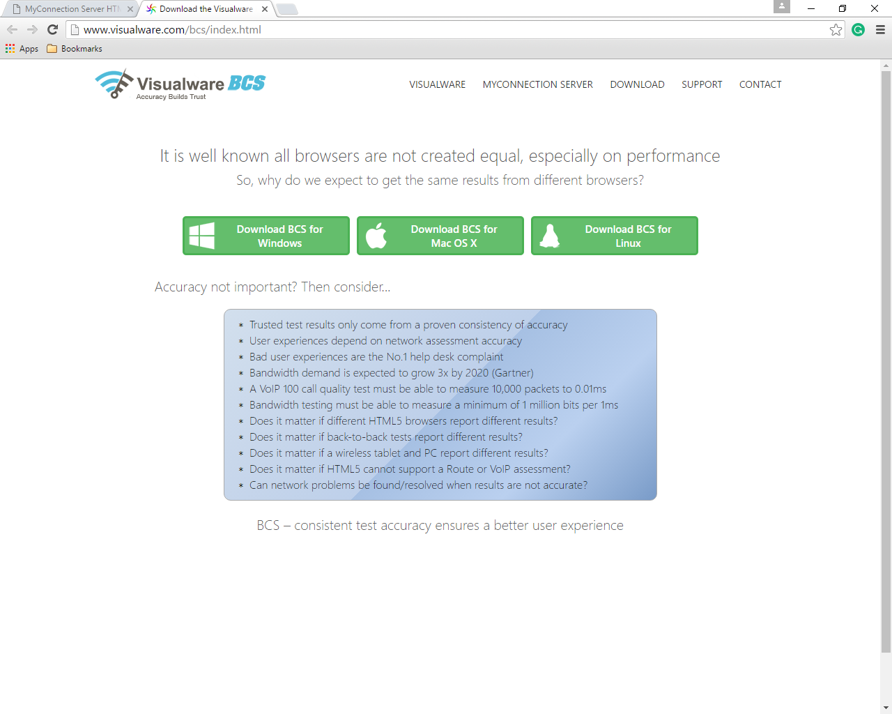 Testing your local Internet connection - MyQuickCloud