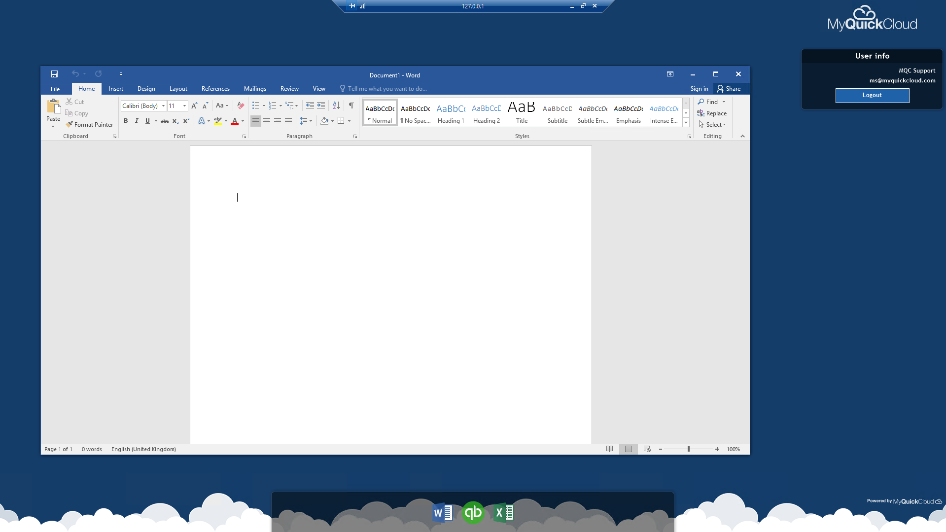 How To - Use a MyWorkspace, MyDesktop or MyApplication - MyQuickCloud