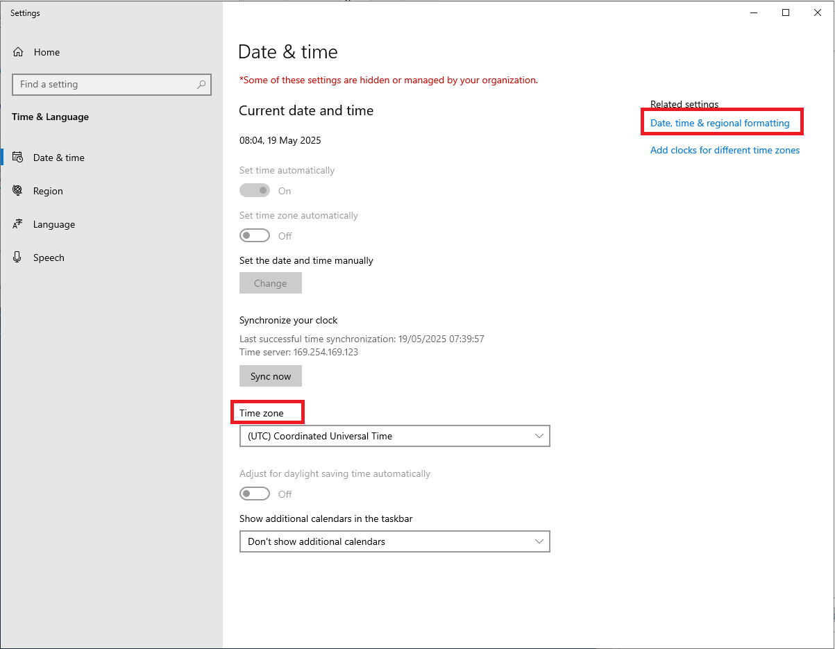 Adjust date and time on your Windows Server - MyQuickCloud
